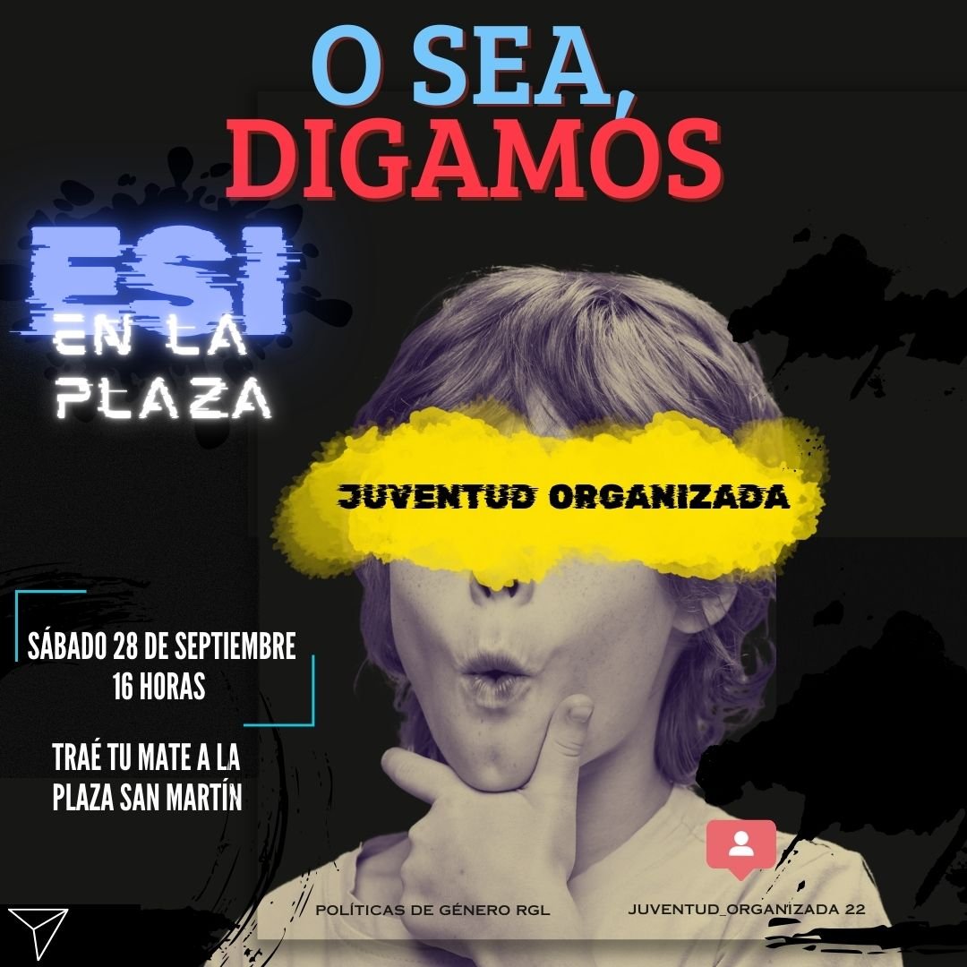 Clase abierta de Educación Sexual Integral en la Plaza San Martín: un espacio para defender ...